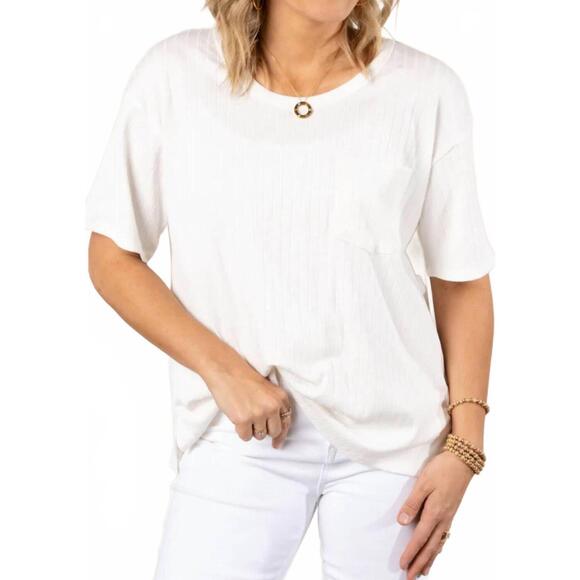 ANDREE BY UNIT | Tops | New Andree By Unit Short Sleeved Ribbed Tee ...
